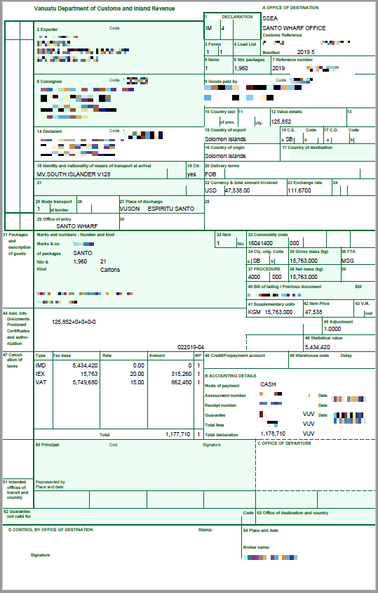Vanuatu Trade Portal