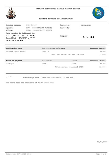 Vanuatu Trade Portal